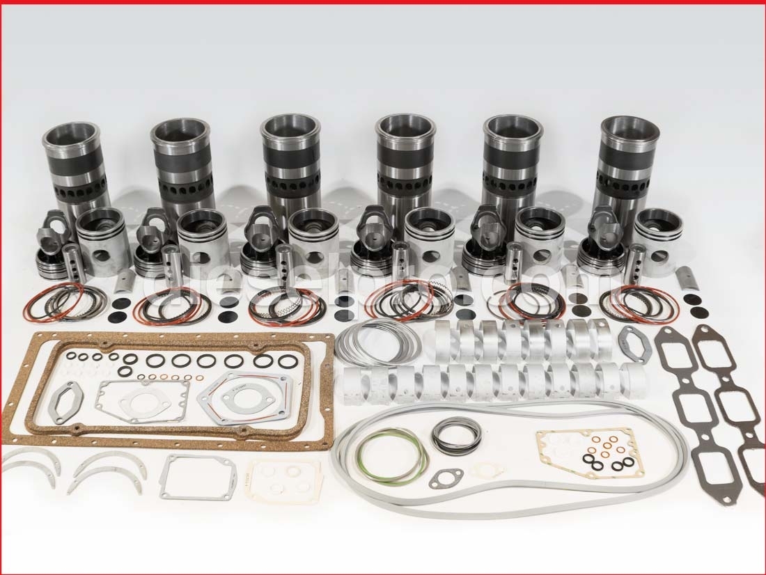 Kit de Revisión de Motor Detroit Diesel 6V53 - Turbo - Piston Cruzado ...