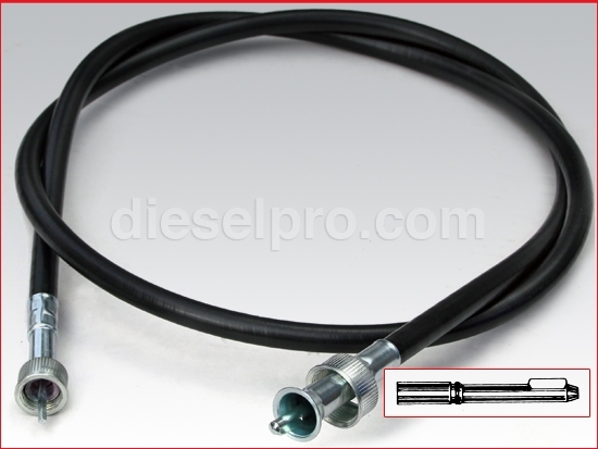 Cable de Tacómetro | Detroit Diesel | Cummins | 30 Pies